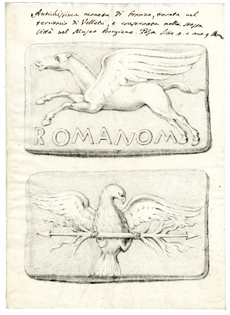 Velletri (Velitrae) Aes Signatum – Liv Mariah Yarrow